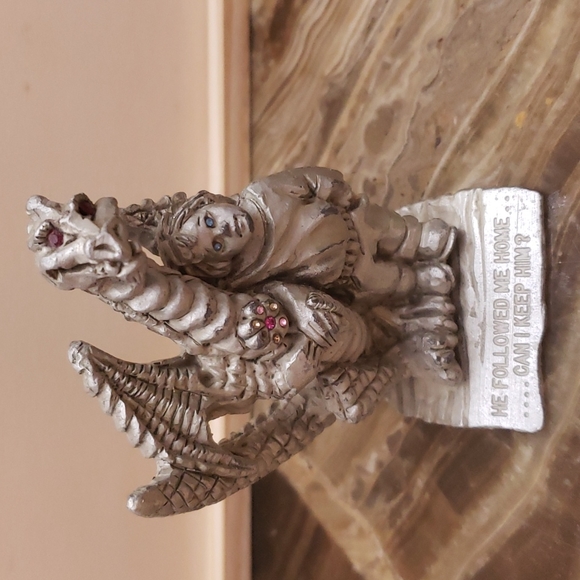 sunglo | Art | Sunglo Pewter Dragon He Followed Me Home | Poshmark